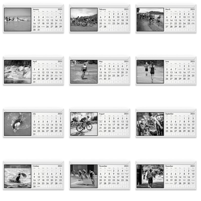 Triathlon 2023 Magnetic Calendar ID:13096 - Etsy