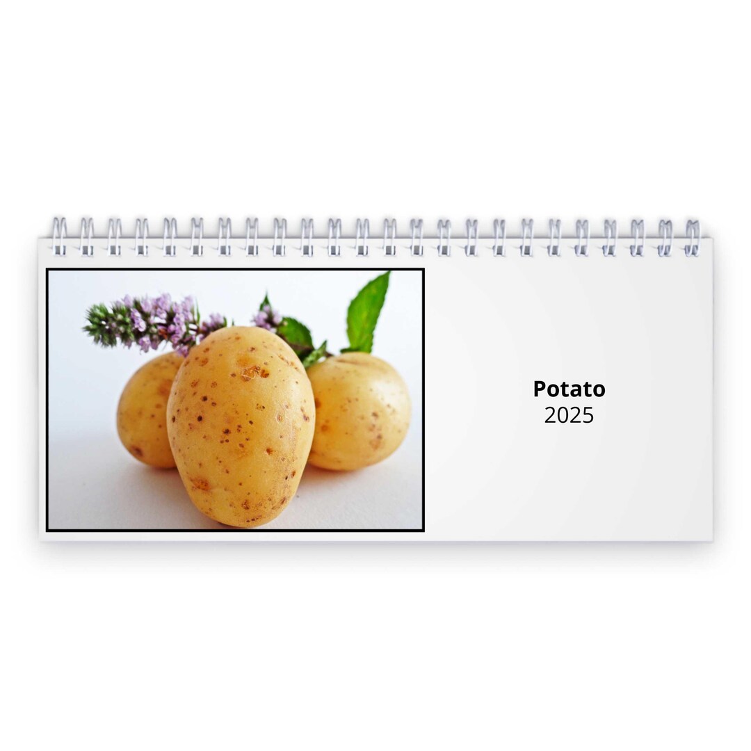 Potato 2025 Desk Calendar ID:D23110 - Etsy