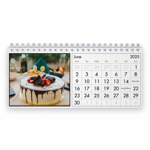 Cake 2025 Desk Calendar ID:D25019 - Etsy