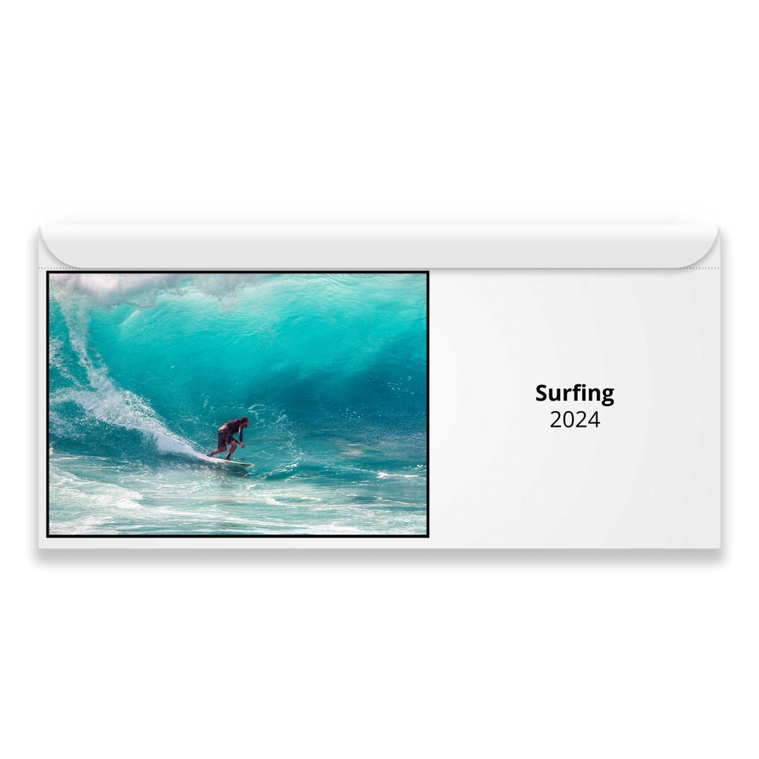 Surfing 2024 Magnetic Calendar ID:M24109 - Etsy