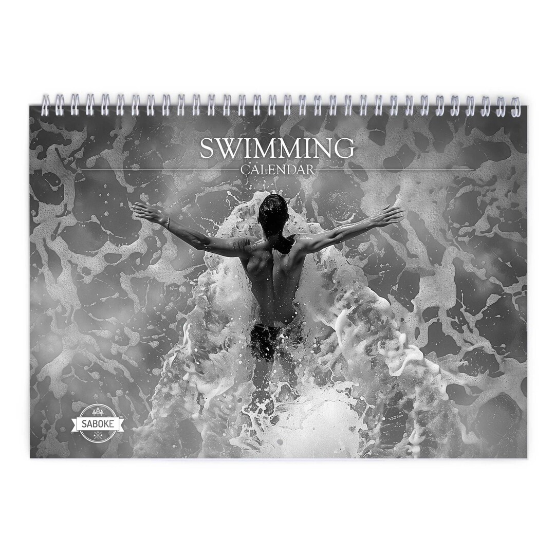 Swimming 2025 Wall Calendar ID:W25068 - Etsy