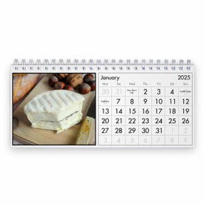 Cheese 2025 Desk Calendar ID:D25017 - Etsy
