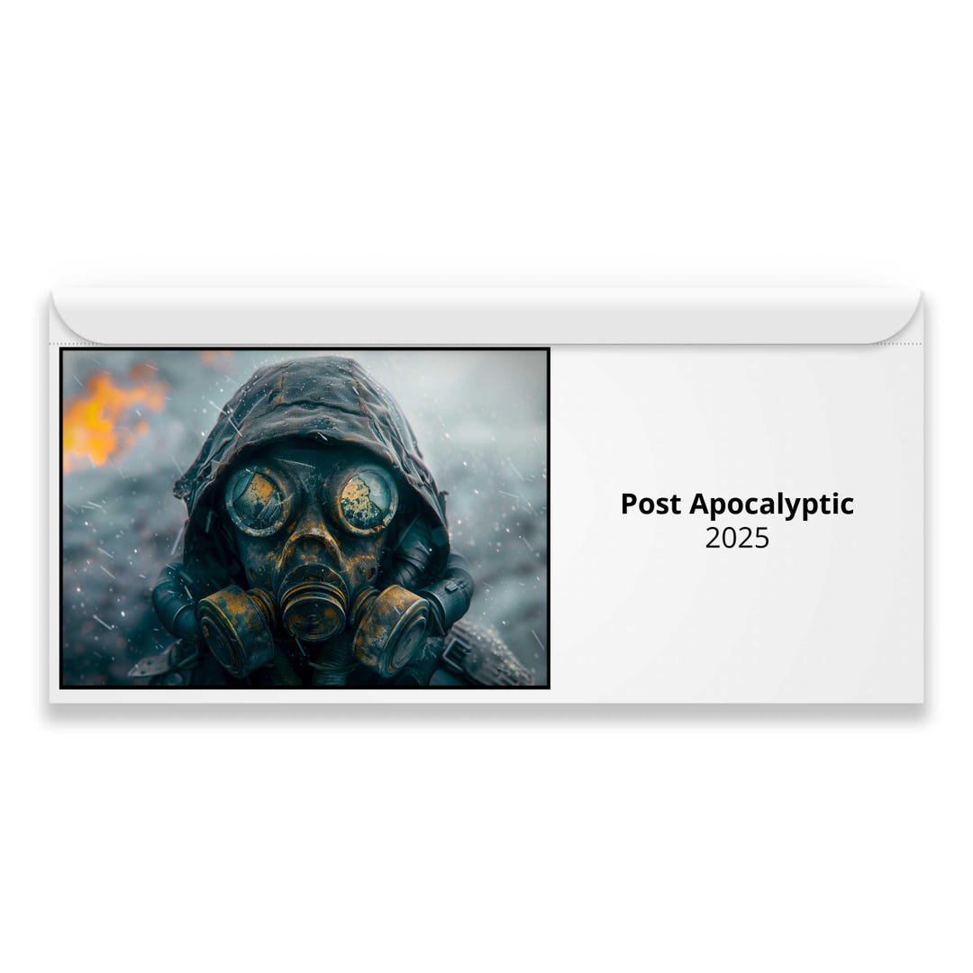 Post Apocalyptic 2025 Magnetic Calendar ID:M25062 - Etsy