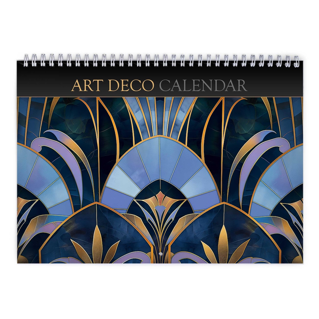 Art Deco 2026 Wall Calendar ID:W26071 - Etsy