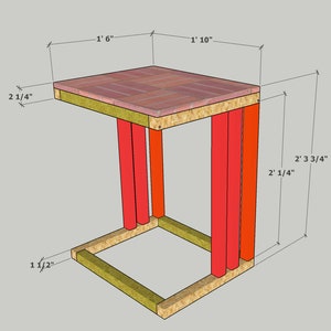 DIY Side Table Build Plans/coffee Table/end Table/c Table/couch Table ...