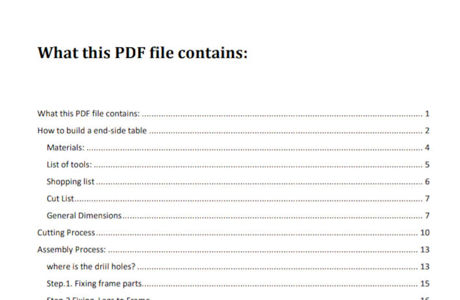 DIY Side Table Build Plans/coffee Table/end Table/c Table/couch Table ...