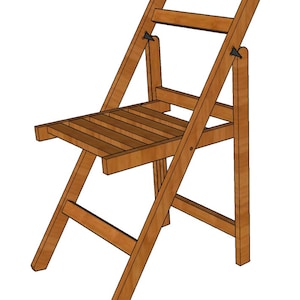 DIY Folding Chair Plan Pdf,step-by Step Folding Chair Plans, Folder ...