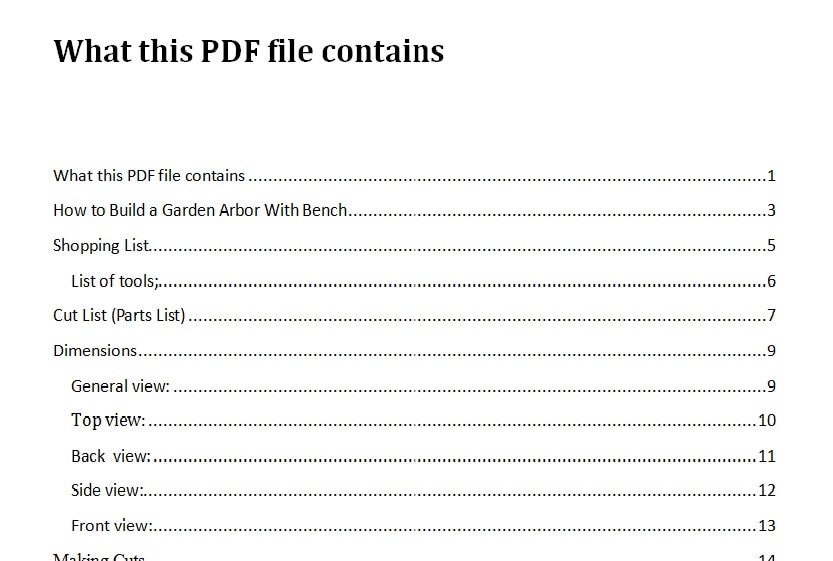 DIY Arbor Bench Plans, Garden Arbor Seat Plans, Pergola Plans, Outdoor ...