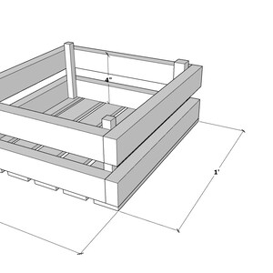 DIY Kitchen Wooden Two-tier Storage Rack Plan/portable Shelf for ...