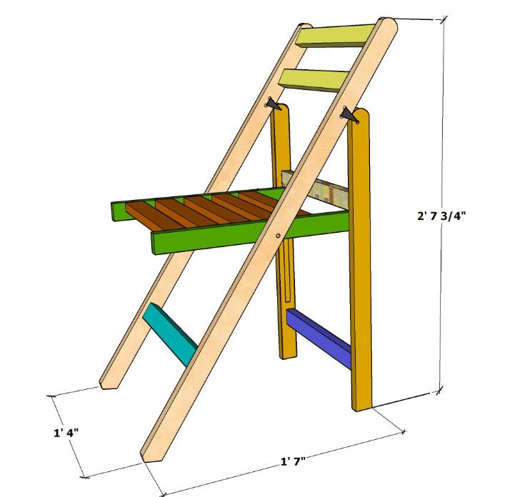 DIY Folding Chair Plan Pdf,step-by Step Folding Chair Plans, Folder ...