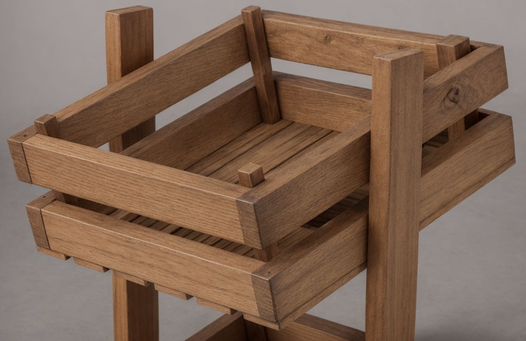 DIY Kitchen Wooden Two-tier Storage Rack Plan/portable Shelf for ...