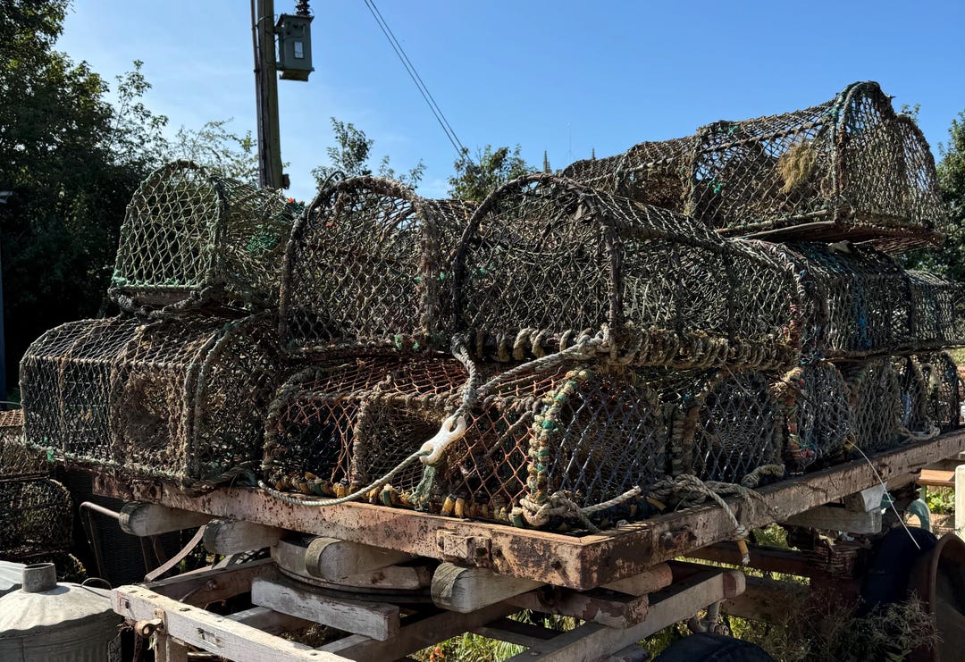 Vintage Lobster Creel/crab Pot Garden Feature, Pond Etc - Etsy UK