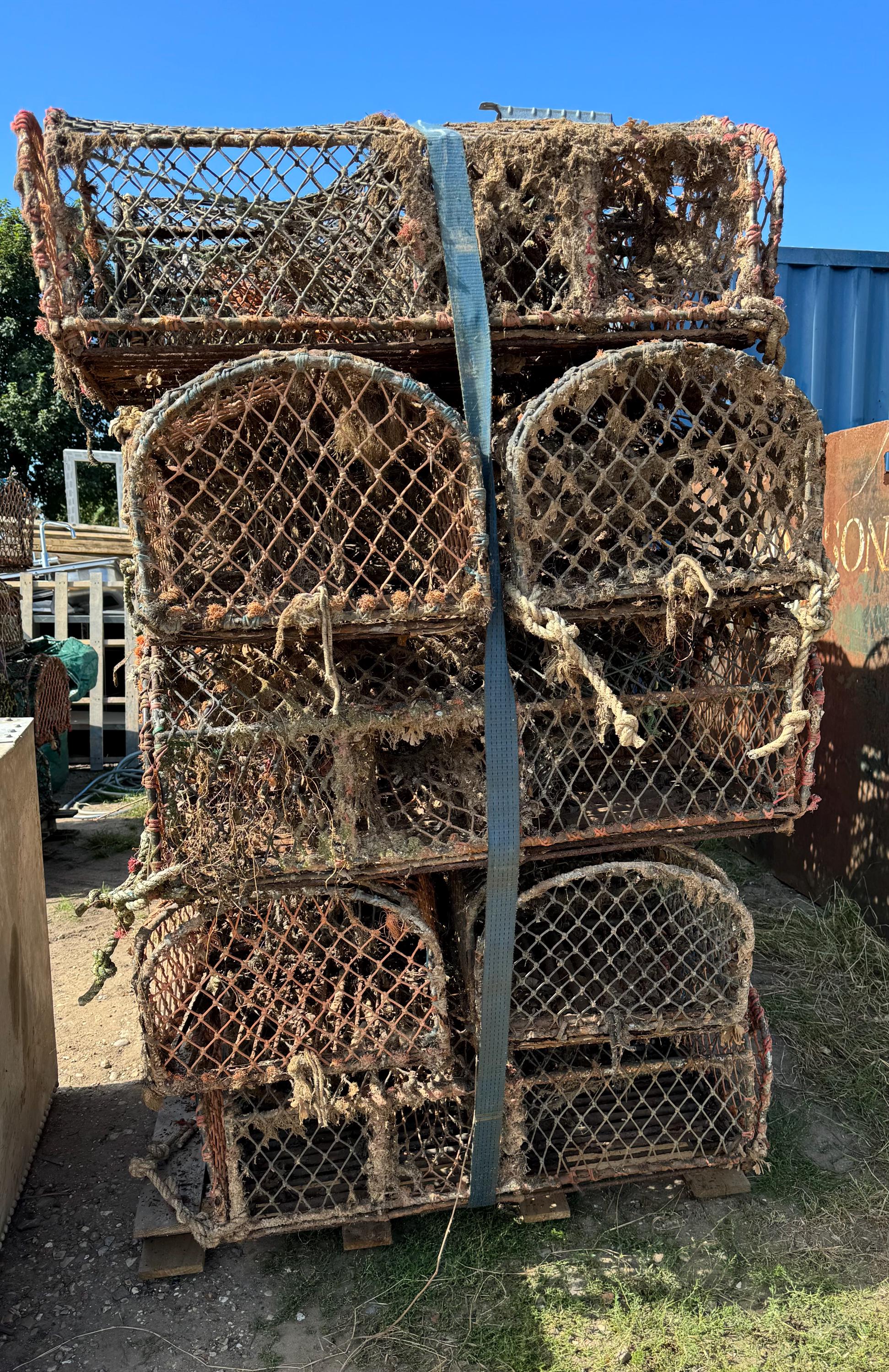 Vintage Lobster Creel/crab Pot Garden Feature, Pond Etc - Etsy UK