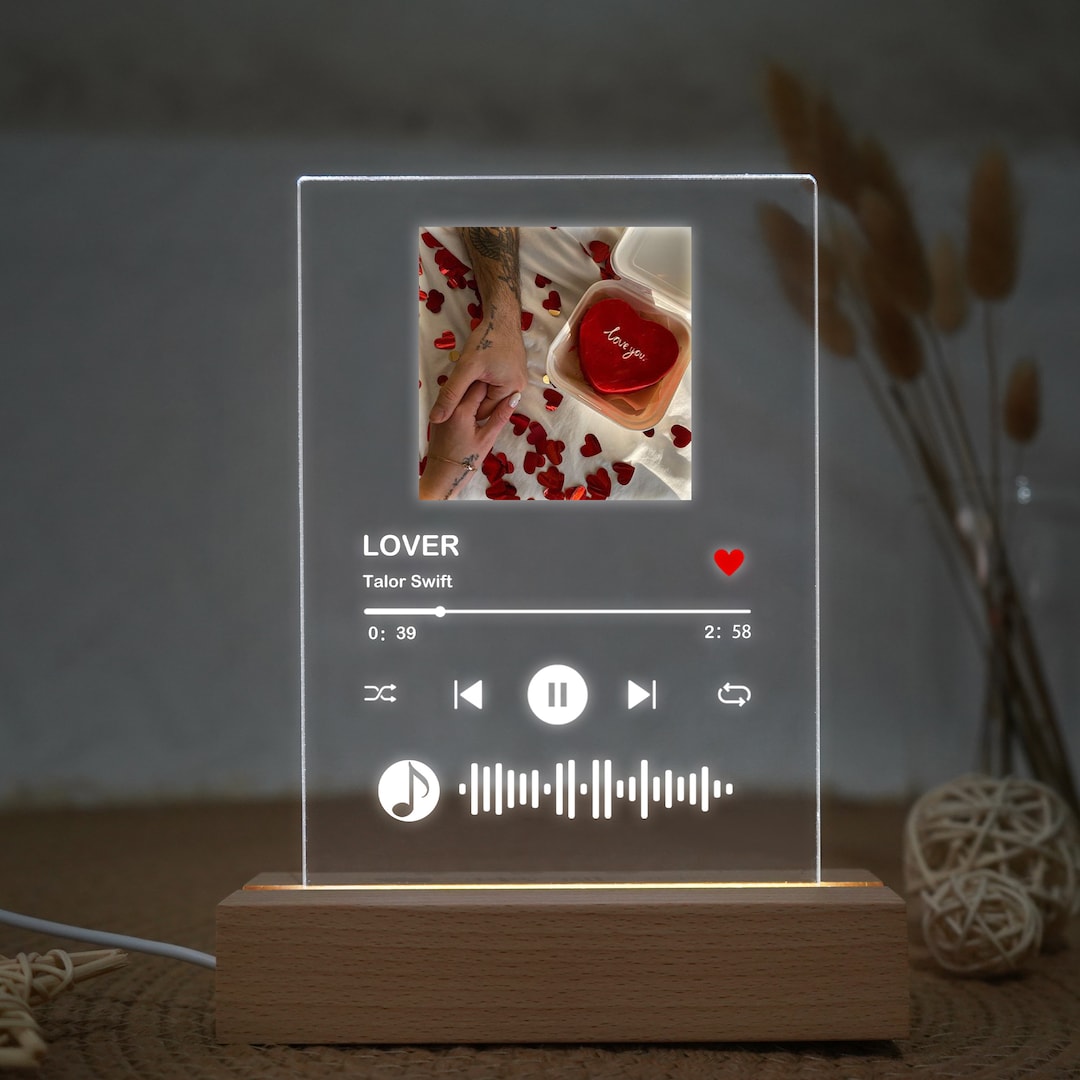 Personalised Song Plaque Custom Music Gifts,custom Album Cover Music ...