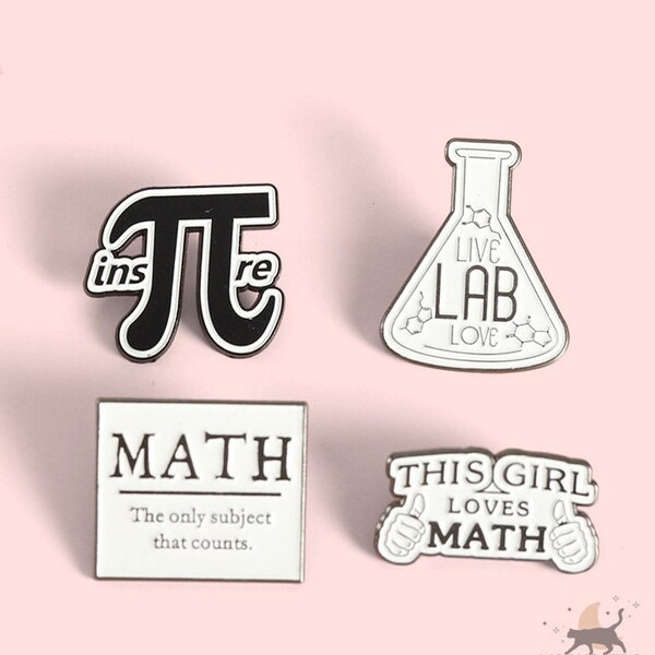 Math Enamel Pin - Etsy