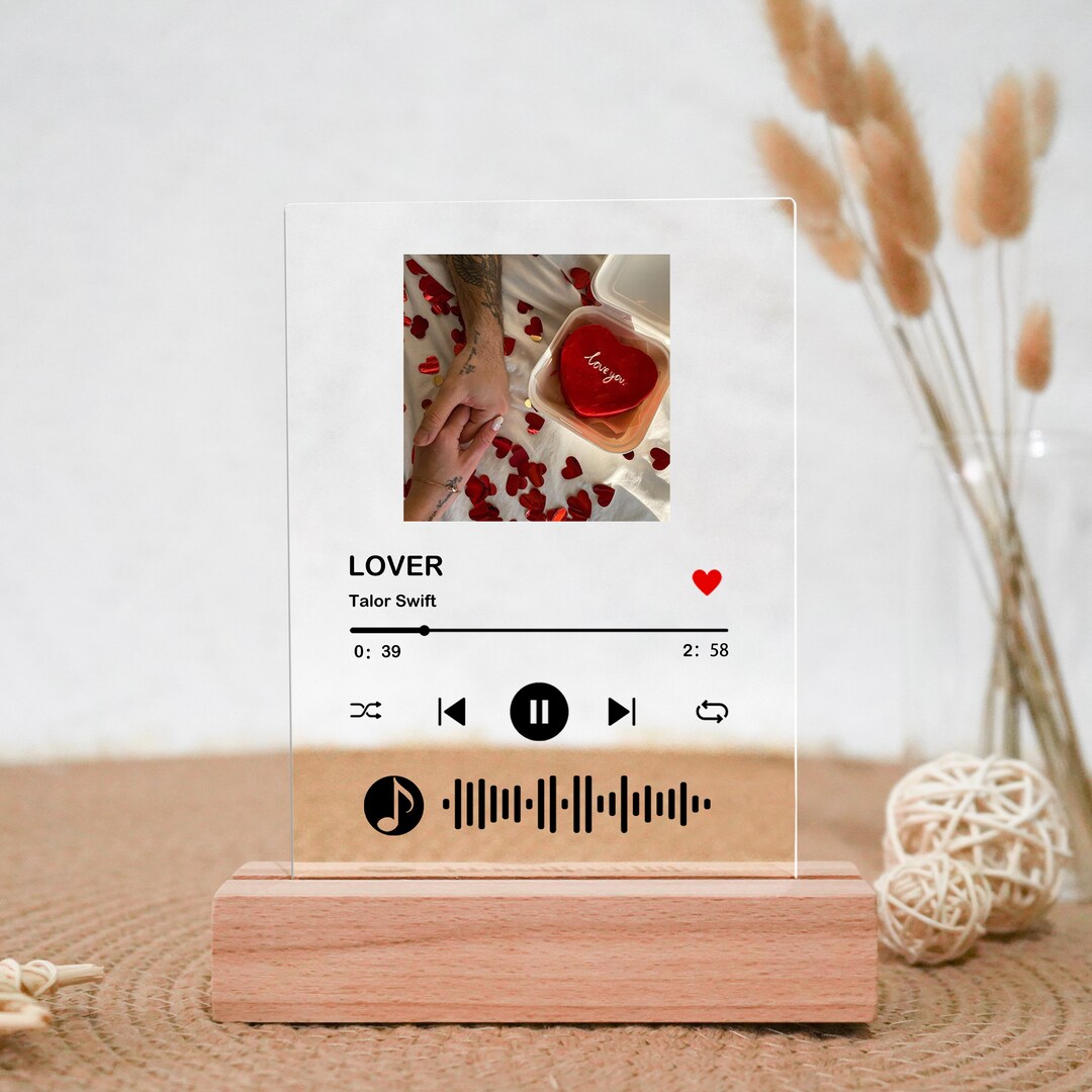 Personalised Song Plaque Custom Music Gifts,custom Album Cover Music ...