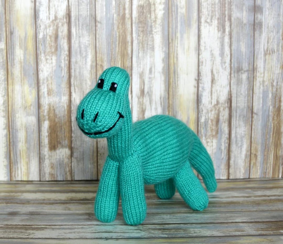 Brax the Brachiosaurus Dinosaur DIGITAL PDF Knitting Pattern/ Knitted Toy Pattern - Etsy