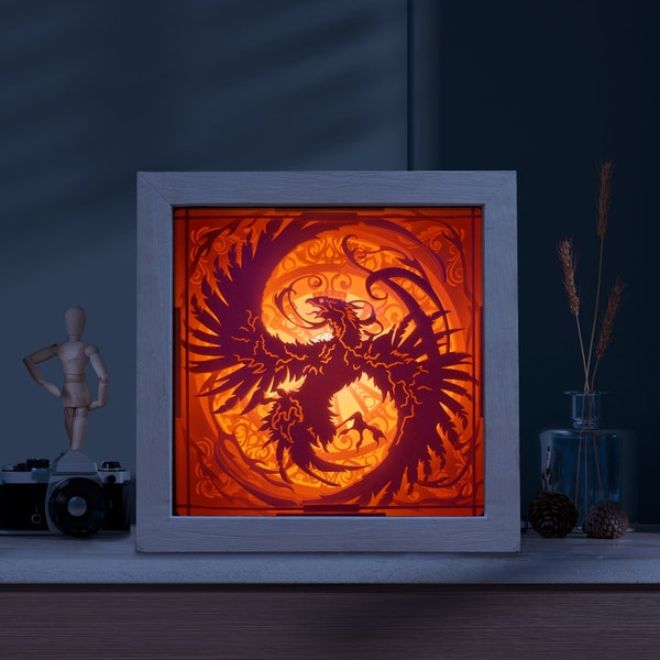 Phoenix Silhouette Svg - Etsy