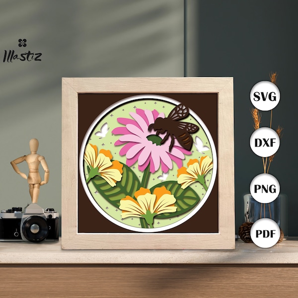 Bee Shadow Box - Etsy