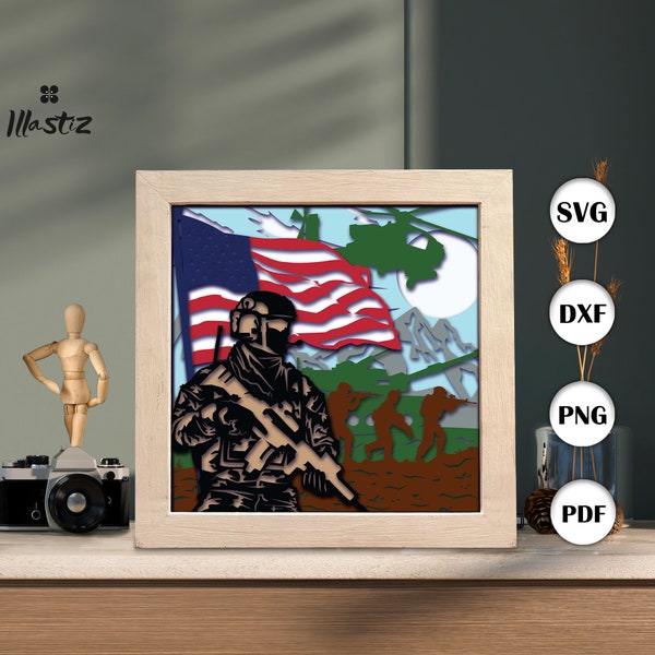 Military Shadow Box - Etsy