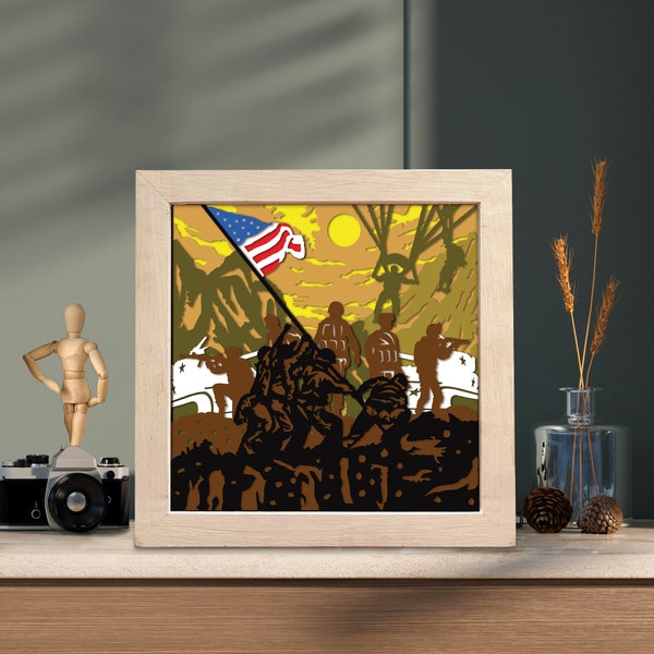 Military Shadow Box Army - Etsy