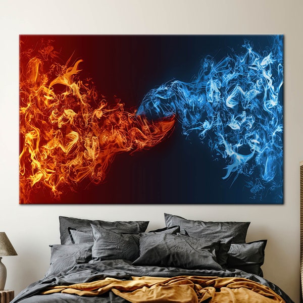 Red Vs Blue Poster - Etsy
