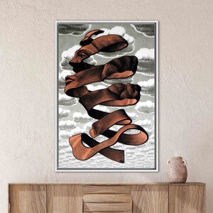 Rind by MC Escher, Rind by MC Escher 3D Canvas, Maurits Cornelis Escher ...