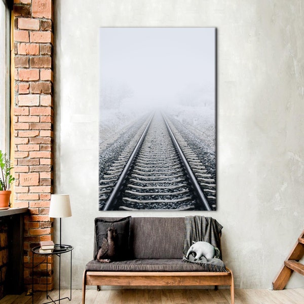 Train Track Art - Etsy