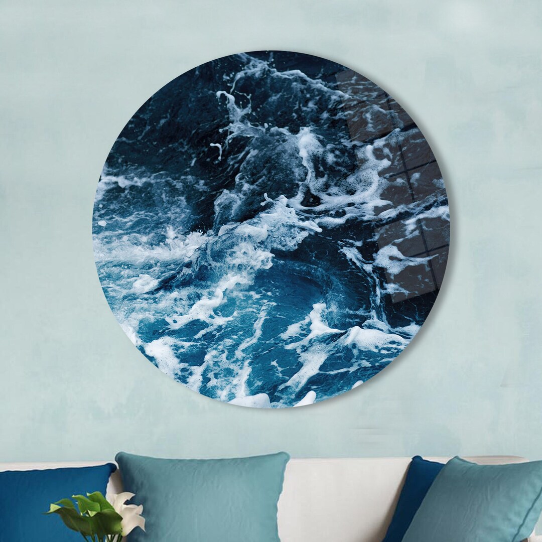 Glass, Tempered Glass, Mural Art, Aesthetic Ocean, View Glass Art, Sea ...