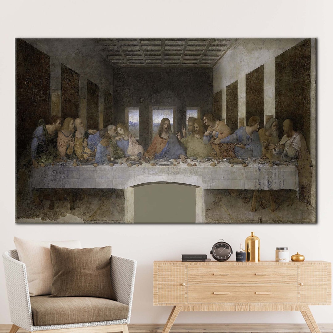 The Last Supper Reproduction Wall Decor Da Vinci Wall Decor - Etsy