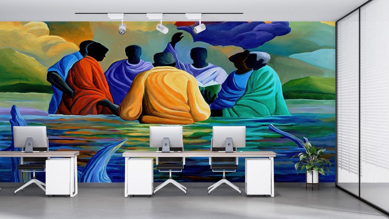 Baptism Wall Art Black People Wallpaper African Wall Art - Etsy