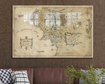 Middle Earth Mural - Etsy UK
