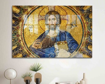 Glass Mosaic Art Jesus - Etsy