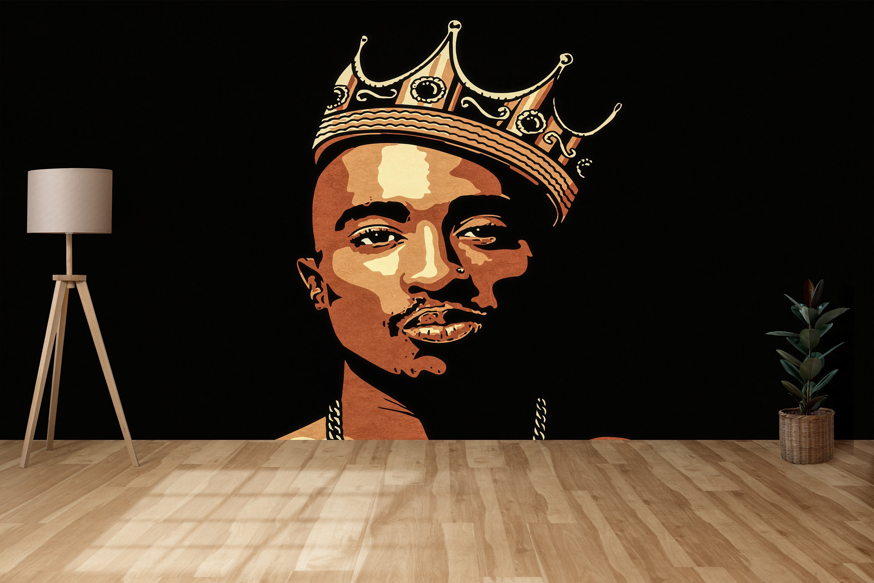 Tupac Shakur Tupac Wall Print Famous Wall Painting Hip Hop - Etsy