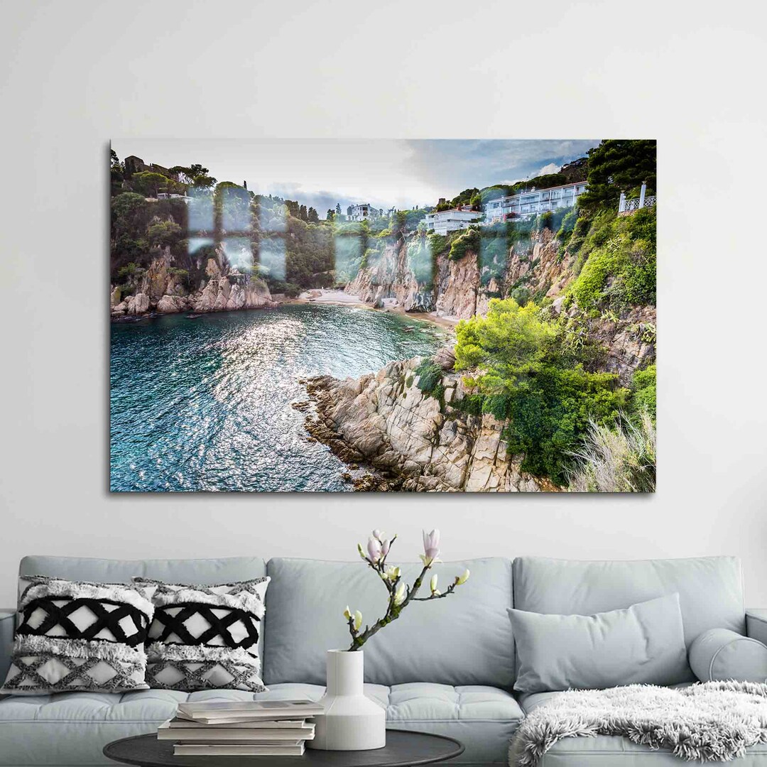 Glass Art, Glass Printing, Tempered Glass, Spain Landscape Wall Art ...