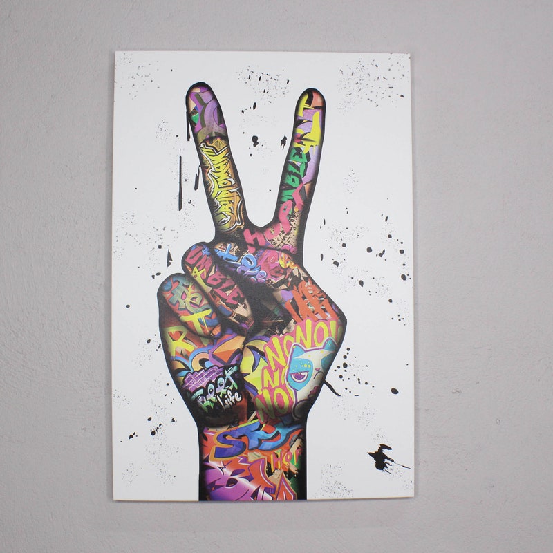 Peace Sign Poster - Etsy