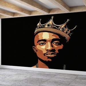 Tupac Shakur Tupac Wall Print Famous Wall Painting Hip Hop - Etsy