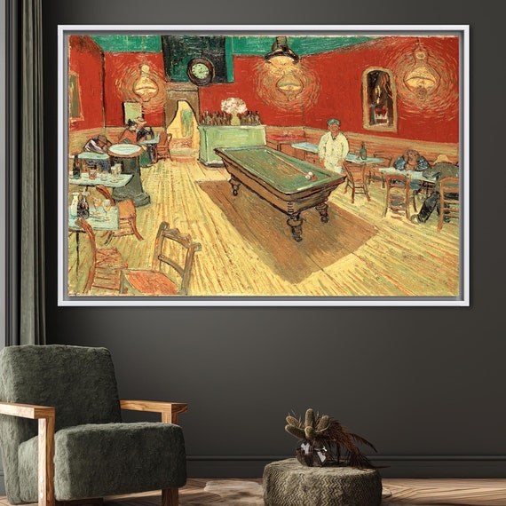The Night Cafe by Van Gogh Van Gogh Artwork Billiards Table | Etsy