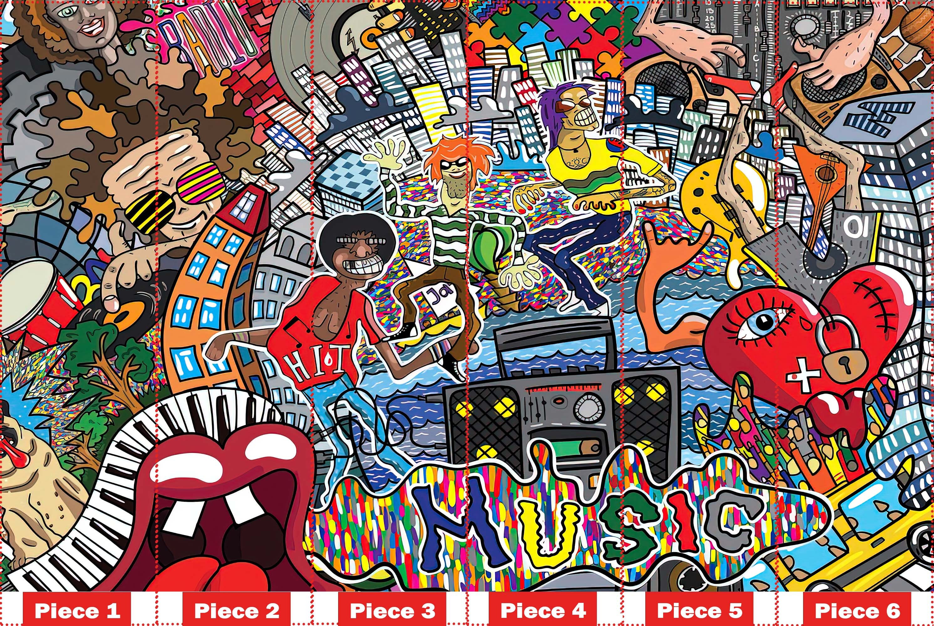 Music Graffiti Wall