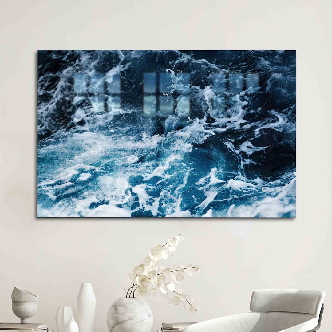 Glass, Tempered Glass, Mural Art, Aesthetic Ocean, View Glass Art, Sea ...