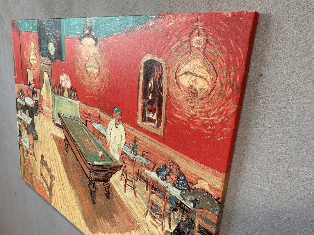 The Night Cafe by Van Gogh, Van Gogh Artwork, Billiards Table Wall Art ...