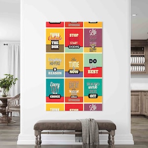 Positive Quotes, Motivation Art Canvas, Quote Canvas Gift, Success Art ...