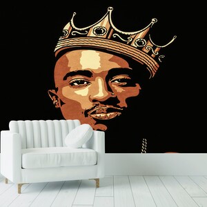 Tupac Shakur Tupac Wall Print Famous Wall Painting Hip Hop - Etsy
