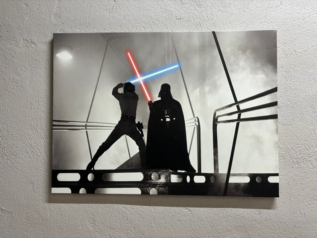 Darth Vader Luke Skywalker Fight, Darth Vader Luke Skywalker Fight Art ...