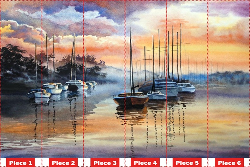 Sea Wall Poster, Modern Wallpaper, View Wall Mural, Sea Landscape Wall ...