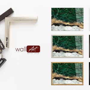 Waterfall Glass Wall Art, Personalized Glass Art, Waterfall in Deep ...