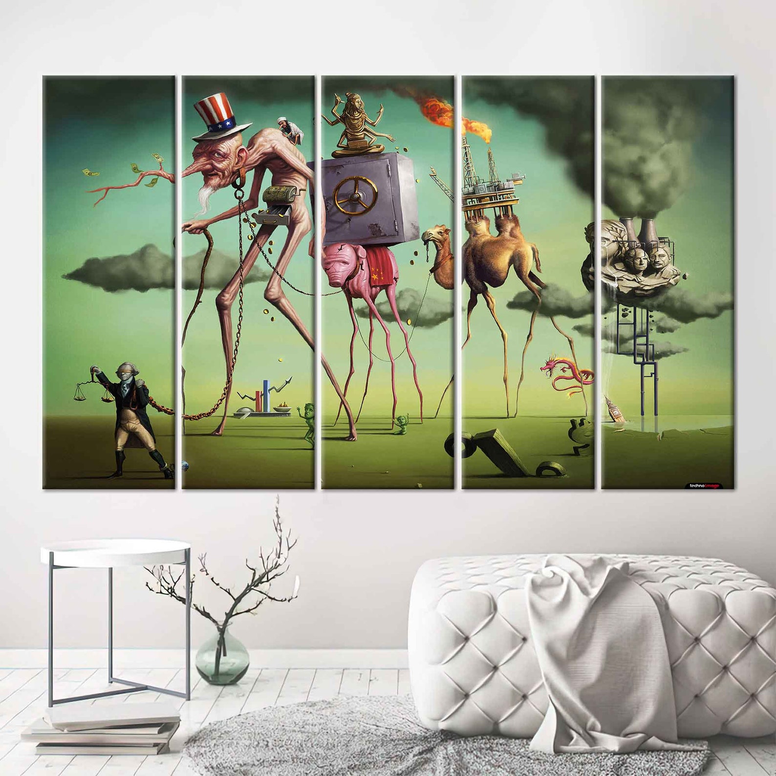 Salvador Dali the American Dream, Dali American Dream Artwork ...