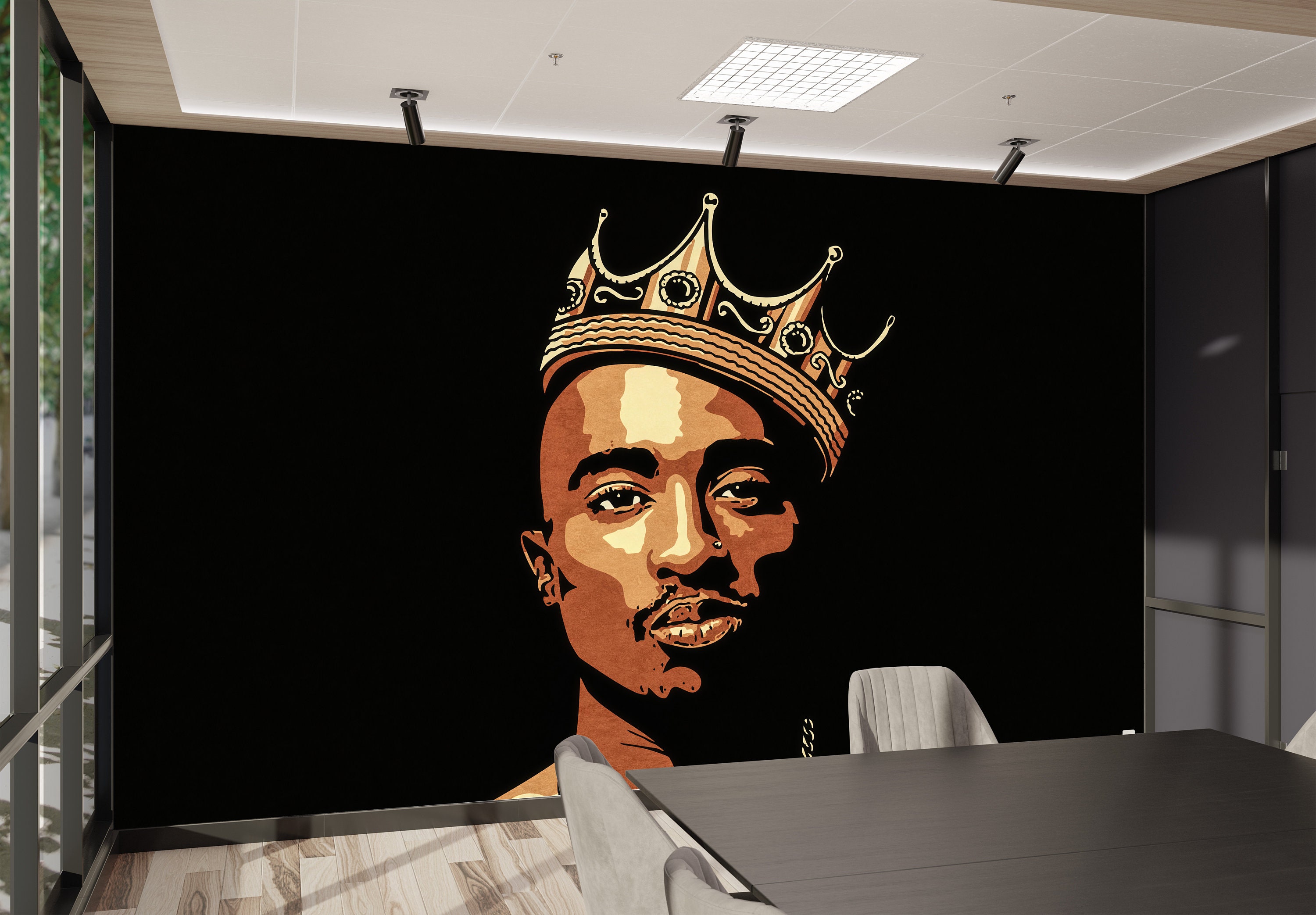 Tupac Shakur Tupac Wall Print Famous Wall Painting Hip Hop - Etsy