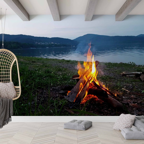 Campfire Wall Decor - Etsy