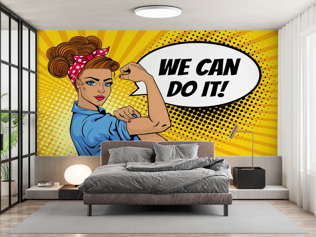 Woman Power Wall Decor, Abstract Wall Painting, Strong Woman Wall ...